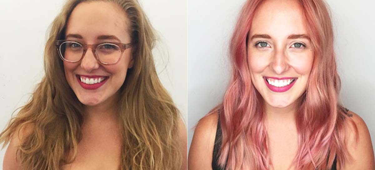 How To Dye Virgin Hair Millennial Pink – Sunber