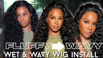 Fluffy VS Wet & Wavy Hairstyles – Sunber