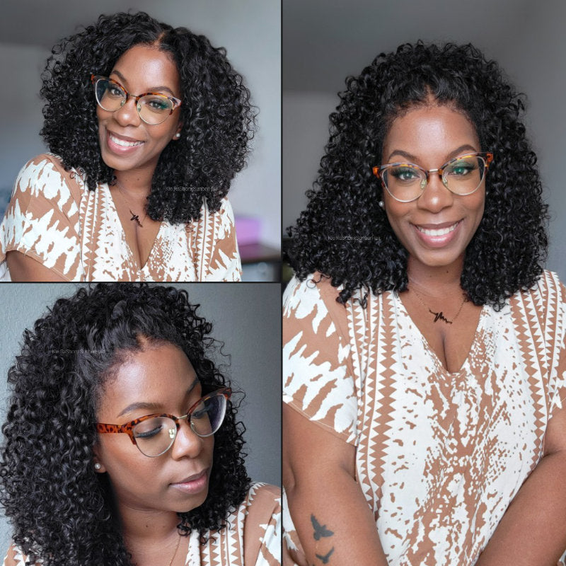 Bleached Knots Jerry Curly 7x5 Lace Wigs – Sunber