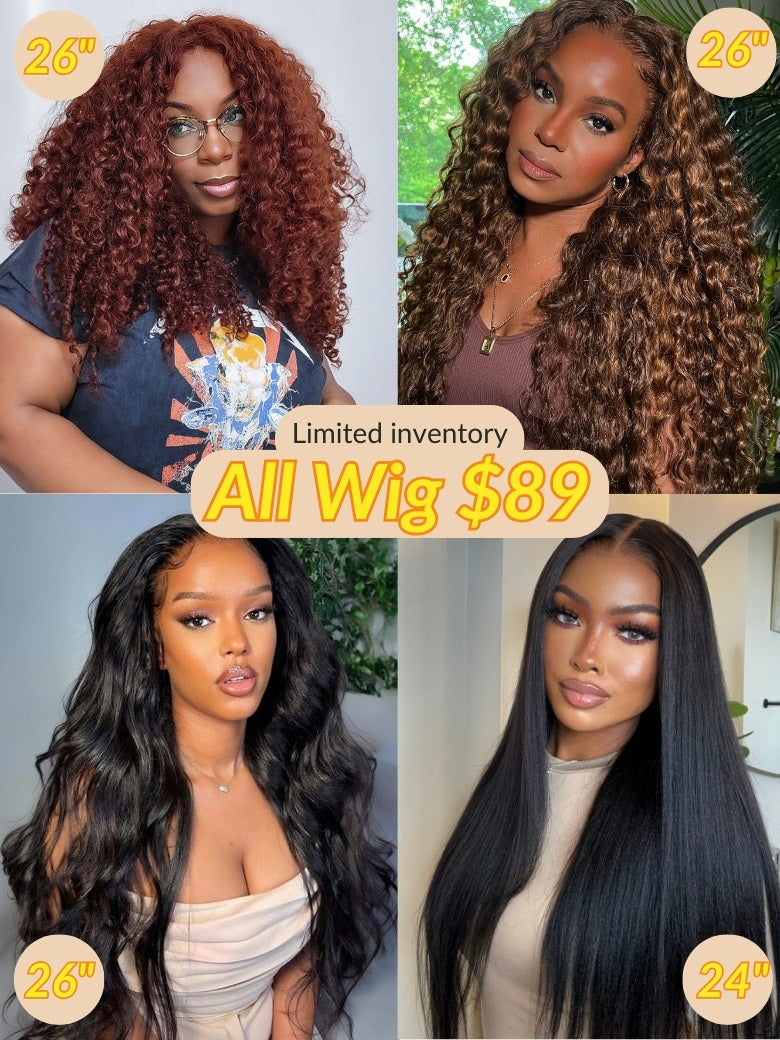 26 Inch Wigs=$89 Sunber Limited Stock 5x5 HD Lace 13x4 Lace Frontal Wi