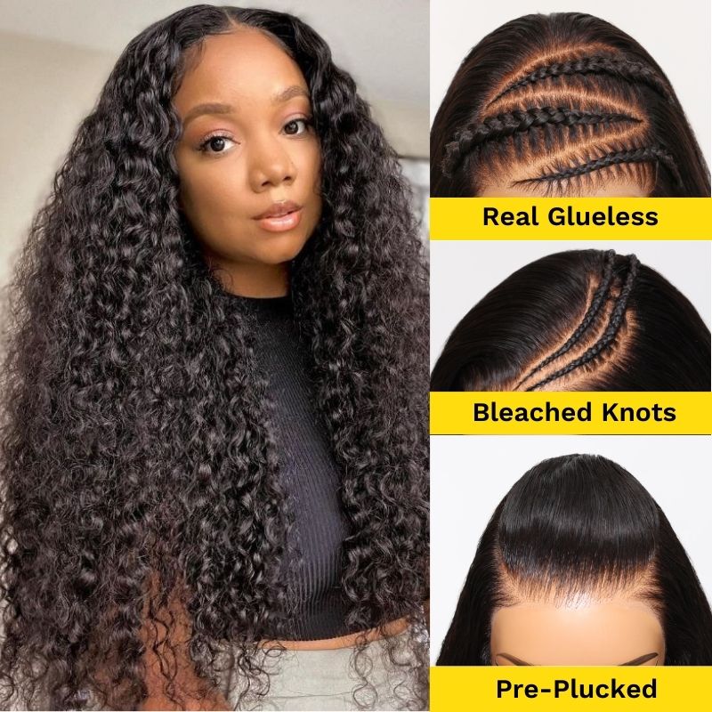 Sunber Wet And Wavy Blend Away HD Lace with Bye Bye Knots Pre ...